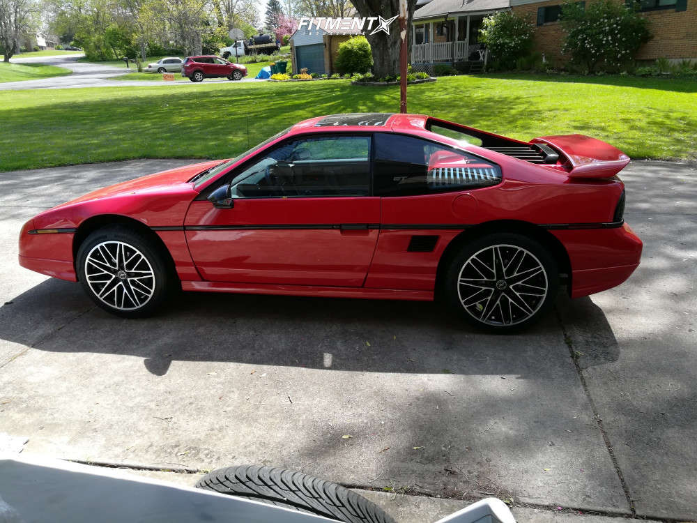 1988 Pontiac Fiero GT with 17x8 Platinum Atonement and Westlake 225x45 ...