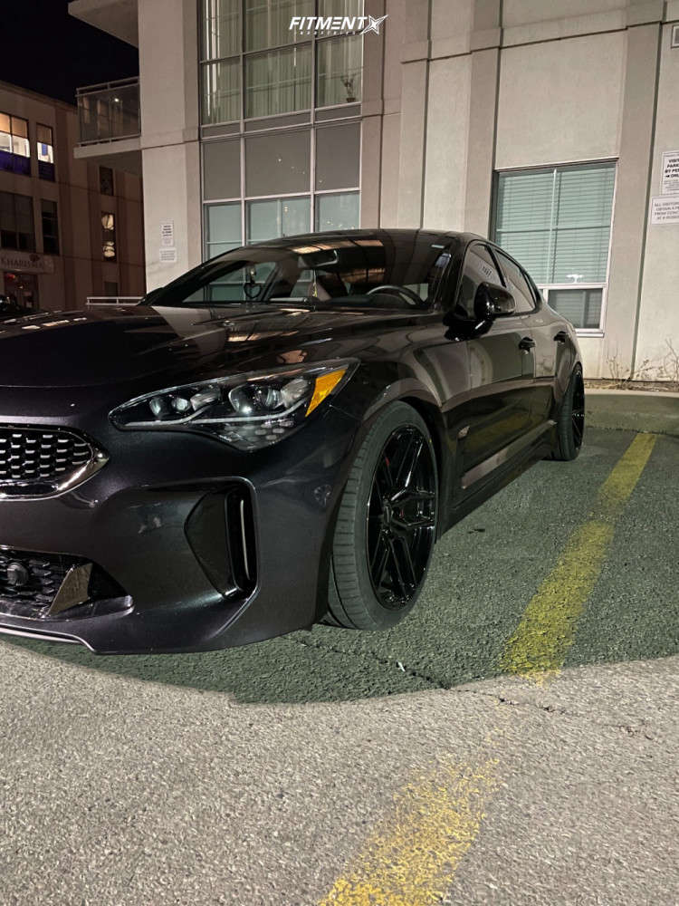 2021 Kia Stinger GT Limited with 19x9.5 Fast Aristo and Falken 255x35 ...