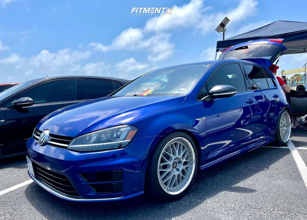 2015 Volkswagen Golf R Base with 18x8.5 Work Vs Xx and Firestone 225x40 ...