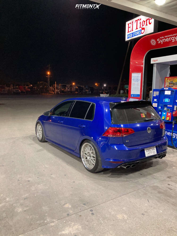 2015 Volkswagen Golf R Base with 18x8.5 Work Vs Xx and Firestone 225x40 ...