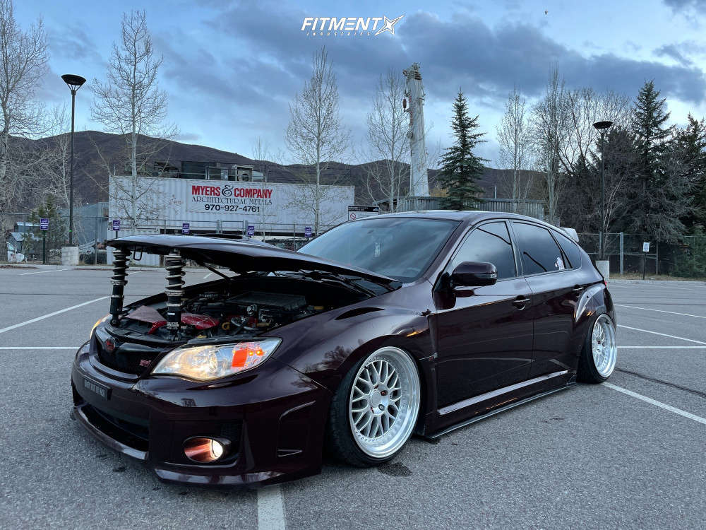 2012 Subaru WRX STI Base with 18x9.5 ESR Sr05 and Federal 225x35 on Air Suspension | 1660829 ...