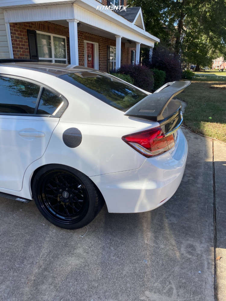 2015 Honda Civic EX with 18x10 ESR Cs3 and Federal 265x40 on Coilovers ...