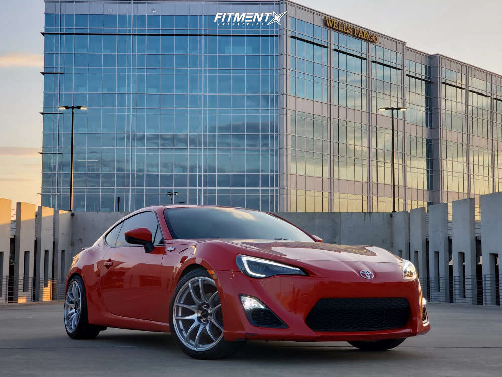 2014 Scion FR-S Base with 18x8.5 Vors Tr4 and General 225x40 on ...