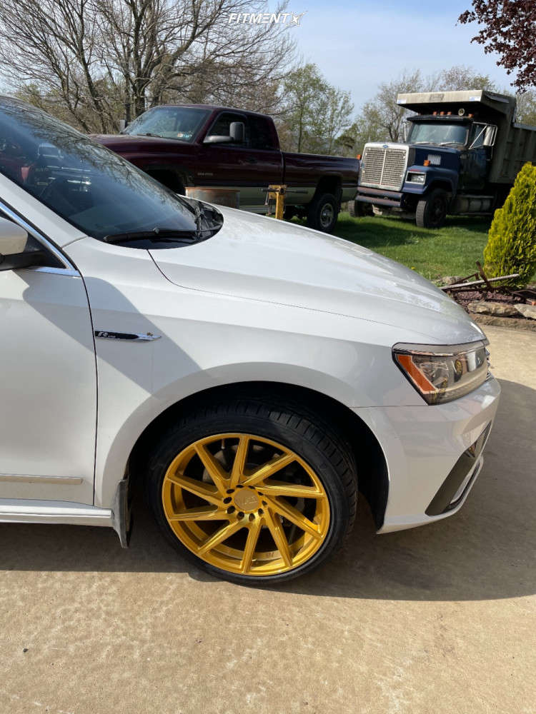 2017 Volkswagen Passat R-Line with 18x9.5 F1R F29 and Lexani 235x40 on ...