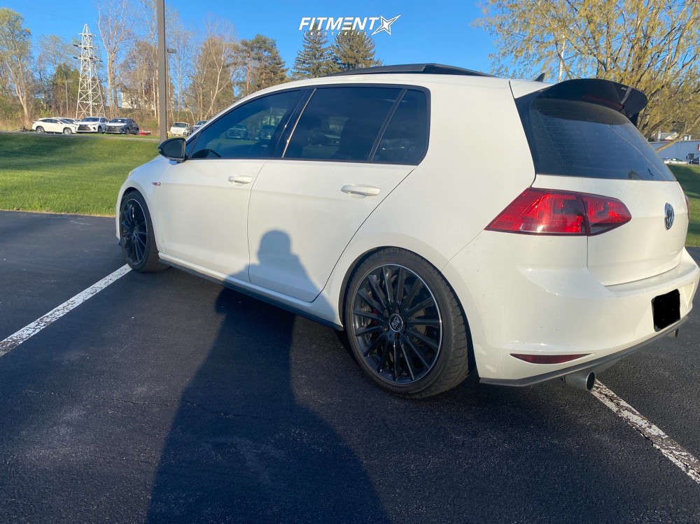 2016 Volkswagen GTI SE with 18x7.5 MSW Type 30 and Bridgestone 225x40 ...