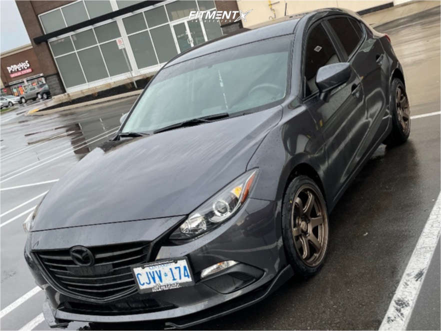 2015 Mazda 3 Sport GS with 18x9.5 Superspeed Rf06rr and Firestone ...