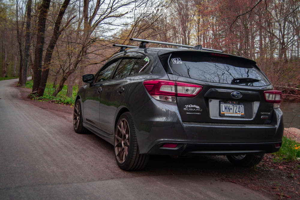 2018 Subaru Impreza Sport with 18x8.5 Konig Ampliform and Toyo Tires ...