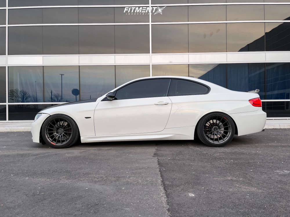 2009 BMW 335i Base with 18x9.5 Enkei Rs05-rr and Firestone 245x40 on ...