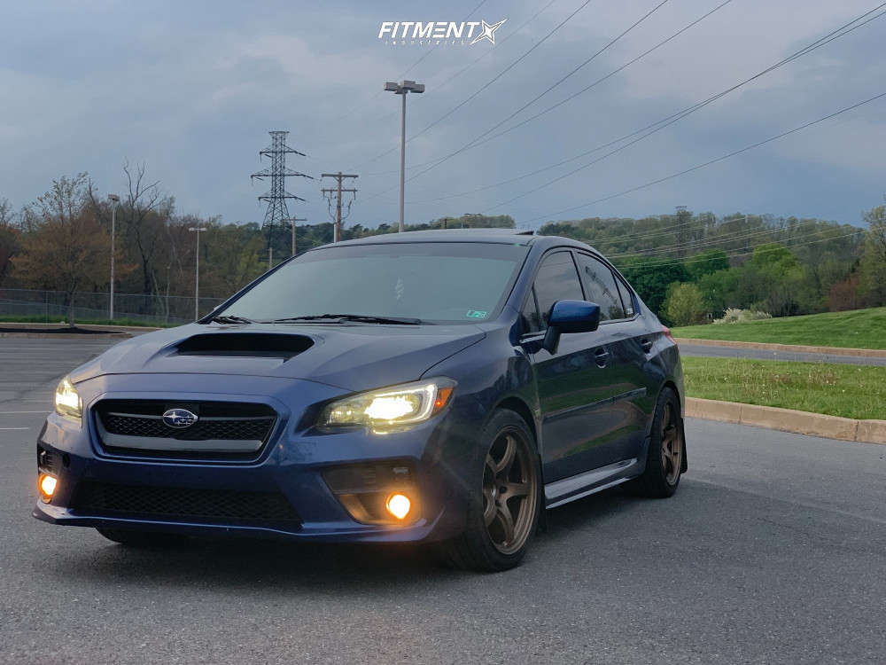2015 Subaru WRX Limited with 18x9.5 Gram Lights 57cr and Nitto 265x35 ...