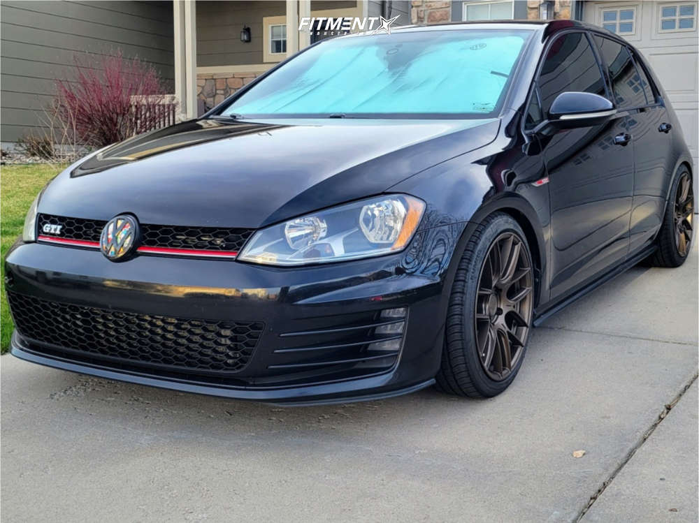 2017 Volkswagen GTI S with 18x8.5 Aodhan Ah-x and Kumho 225x40 on ...