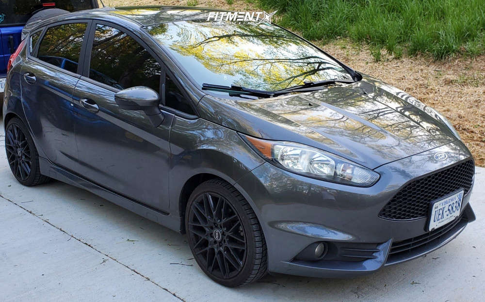 2017 Ford Fiesta ST with 17x7 DRW D17 and Falken 205x40 on Stock ...
