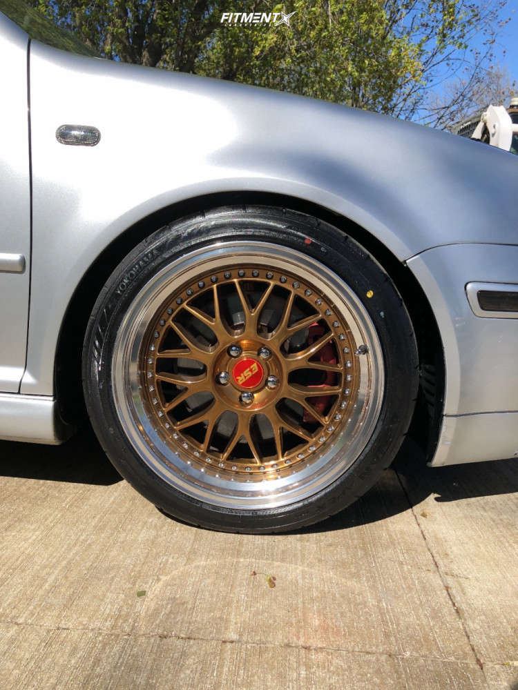 2002 Volkswagen GTI Base with 18x8.5 ESR Sr01 and Yokohama 225x40 on ...