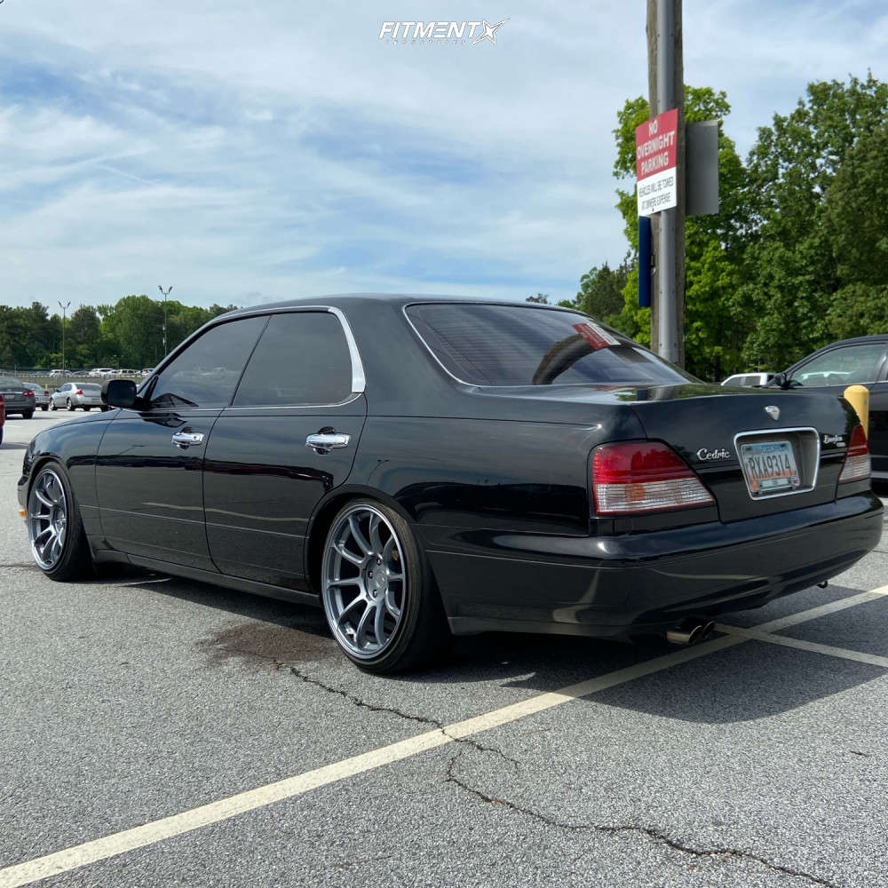 1997 INFINITI Q45 T with 18x10 Aodhan Ah06 and Sentury 225x40 on Air ...