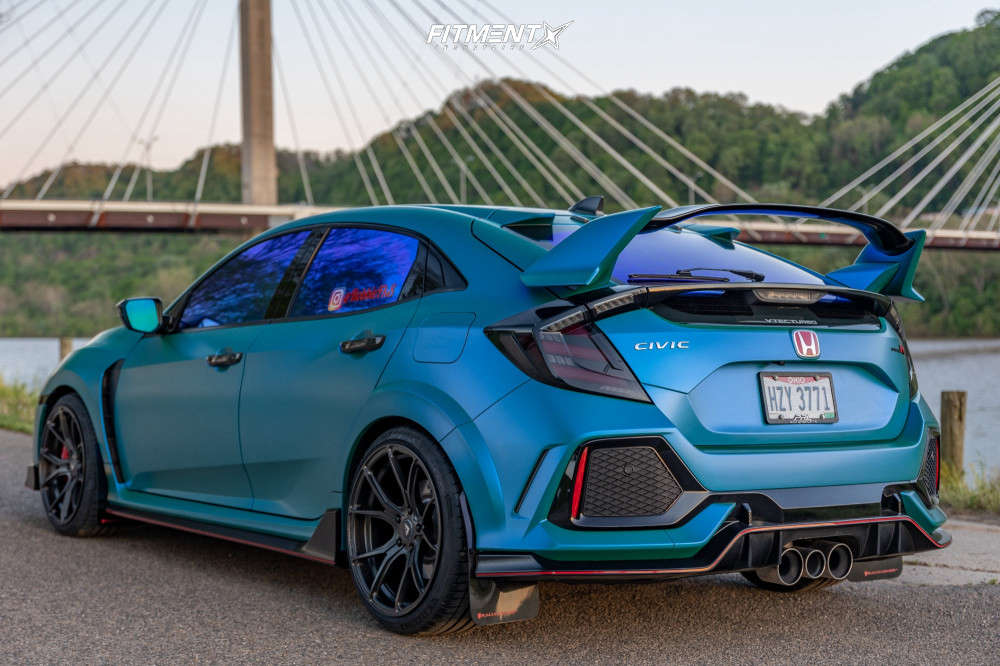 2019 Honda Civic Type R with 19x10 Vorsteiner V-ff103 and Michelin ...