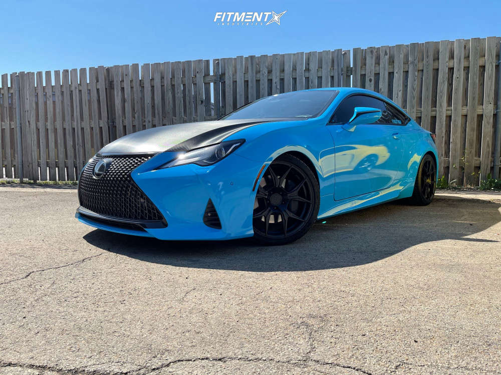 2019 Lexus RC300 Base with 19x8.5 Rohana Rfx5 and Michelin 245x35 on ...