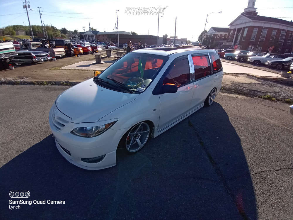 2006 Mazda MPV LX-SV with 18x8.5 JNC Jnc026 and Federal 225x40 on Air ...