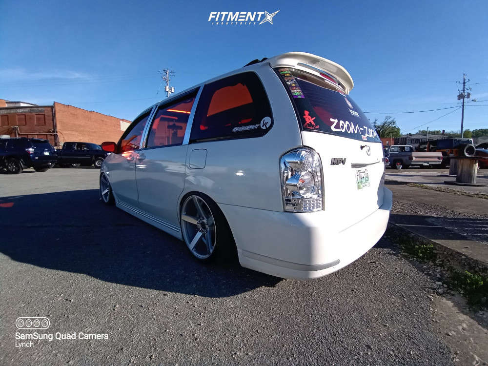 2006 Mazda MPV LX-SV with 18x8.5 JNC Jnc026 and Federal 225x40 on Air ...