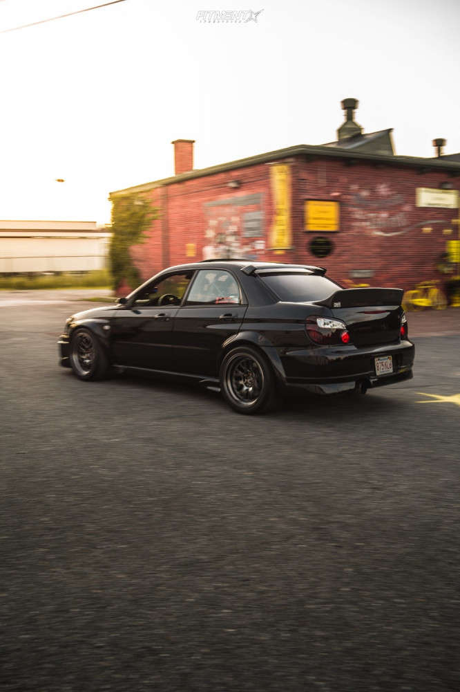 2005 Subaru WRX Base with 18x11 Rota Mxr and Toyo Tires 315x30 on Air ...