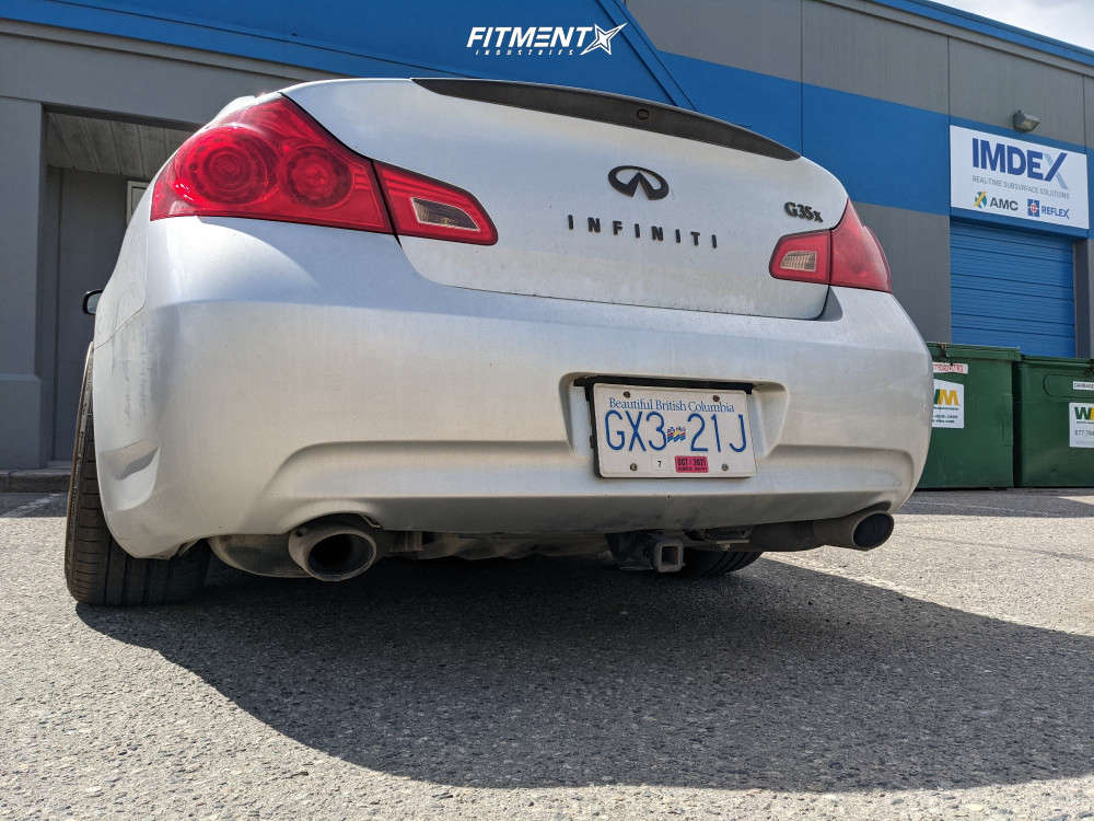 2008 INFINITI G35 X with 20x9.5 Rays Engineering R35 GT-R and Pirelli ...