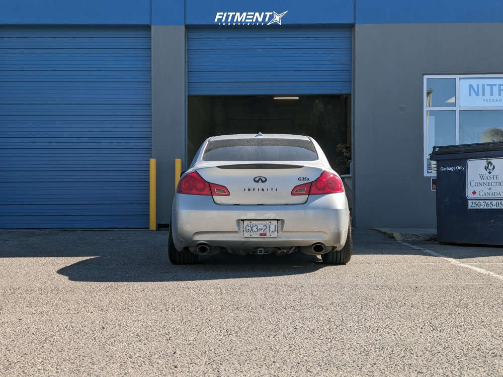 2008 INFINITI G35 X with 20x9.5 Rays Engineering R35 GT-R and Pirelli ...