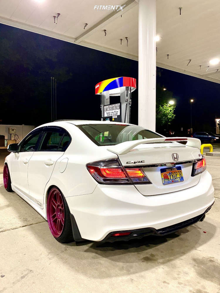 2013 Honda Civic Si with 18x9.5 Enkei Rpf1 and Federal 225x35 on ...