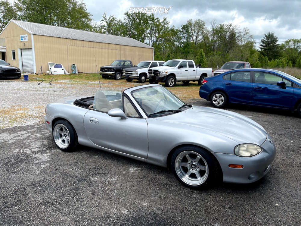 2001 Mazda Miata LS with 15x8 MST Time Attack and Toyo Tires 195x45 on ...