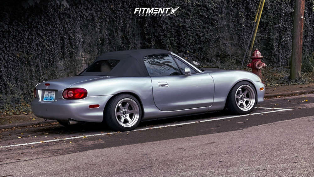 2001 Mazda Miata LS with 15x8 MST Time Attack and Toyo Tires 195x45 on ...