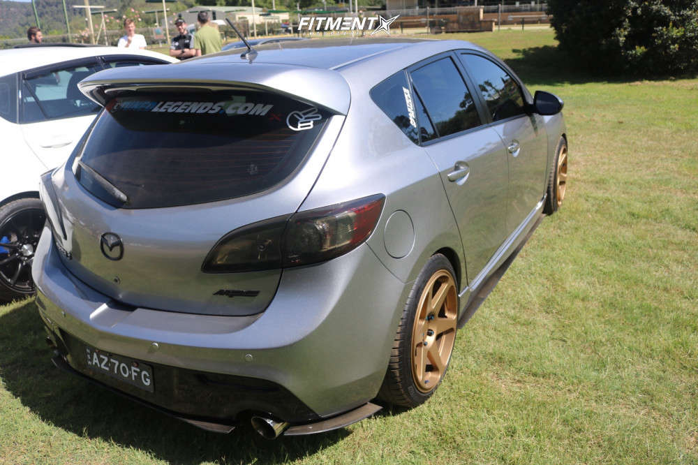 2010 Mazda 3 Mazdaspeed with 18x8.5 AVID1 AV38 and Michelin 225x40 on ...