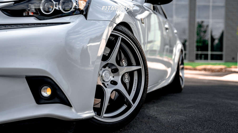 2016 Lexus IS350 F Sport with 18x8.5 Anovia Titan and BFGoodrich 225x40 ...