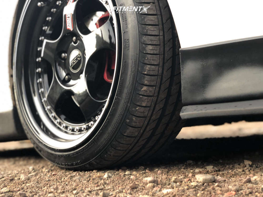 1998 Honda Prelude Base with 17x8.5 ESR Sr06 and Nexen 215x40 on Coilovers | 1672522 | Fitment ...