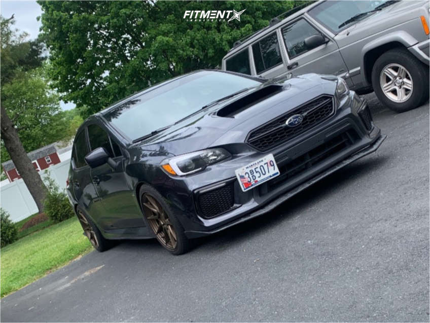 2018 Subaru WRX Base with 18x8.5 Aodhan Ah09 and Goodyear 245x40 on ...