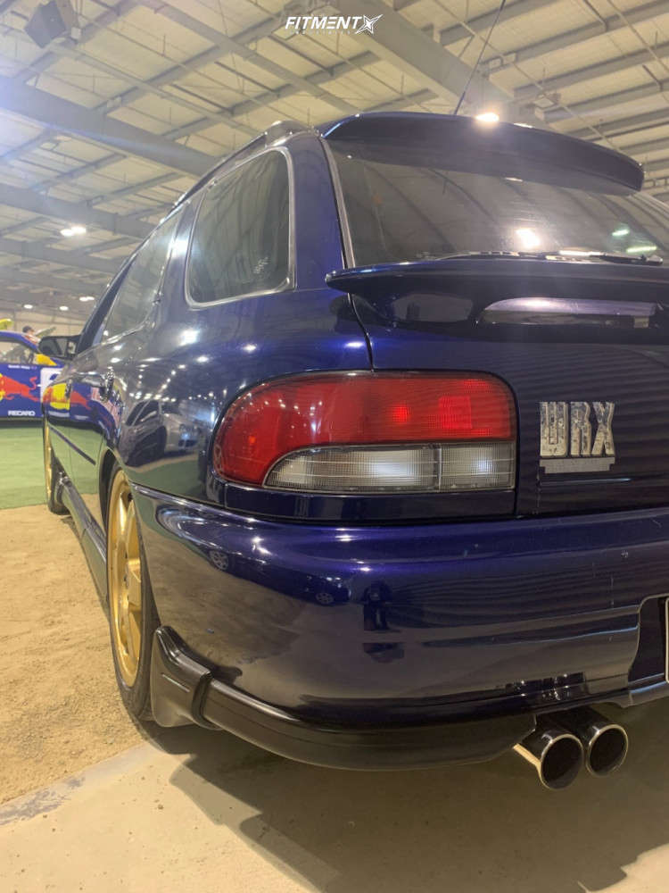 1996 Subaru Impreza LX with 17x7 SpeedLine ST2 and Goodyear 215x45 on ...