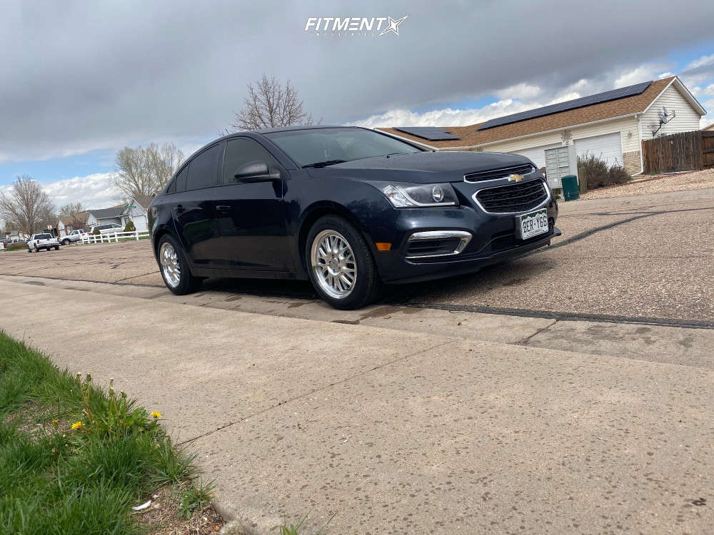 2015 Chevrolet Cruze Eco with 17x8 Petrol P4c and Nankang 215x45 on ...