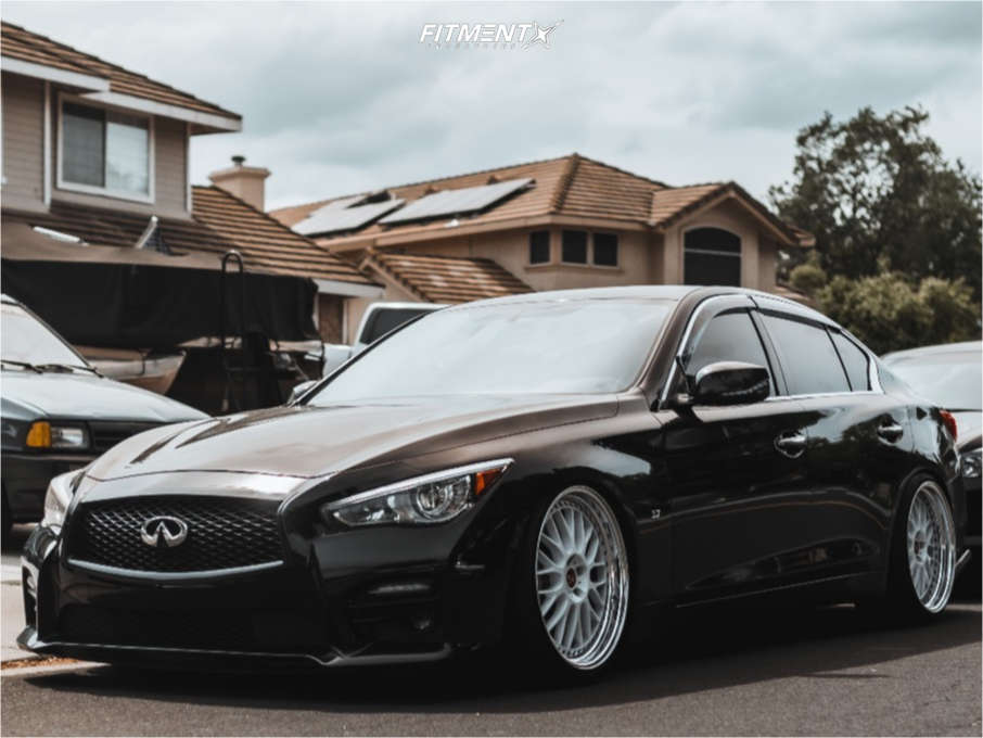 2014 INFINITI Q50 Sport with 20x9.5 Work Vsxx and Toyo Tires 245x35 on ...