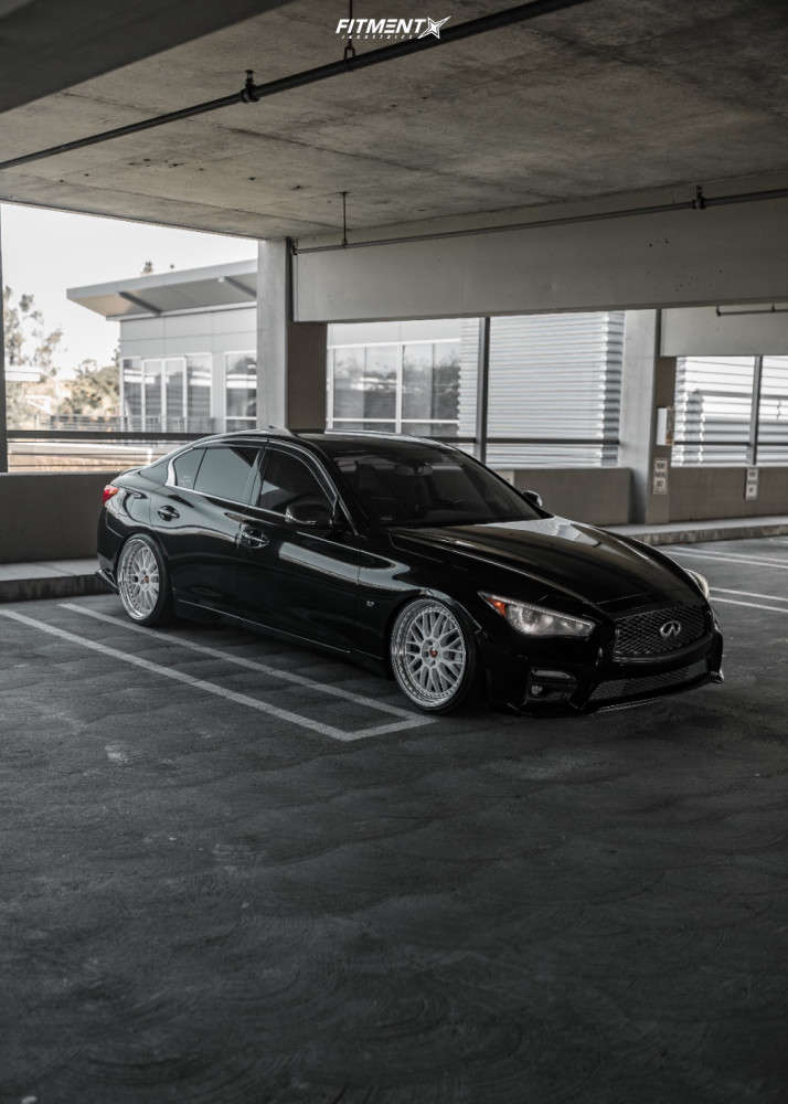2014 INFINITI Q50 Sport with 20x9.5 Work Vsxx and Toyo Tires 245x35 on ...