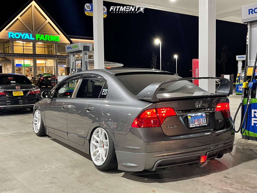 2009 Honda Civic Si with 17x9 Work Emotion Cr Kiwami and Federal 215x40 on Coilovers | 1675970 ...