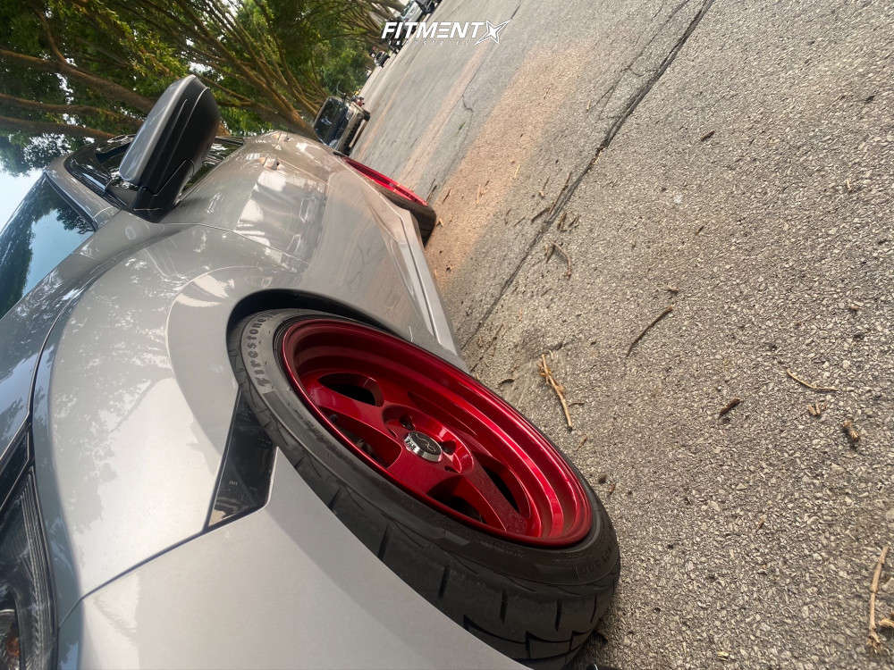 2018 Honda Civic EX with 18x9 JNC Jnc034 and Firestone 235x40 on ...