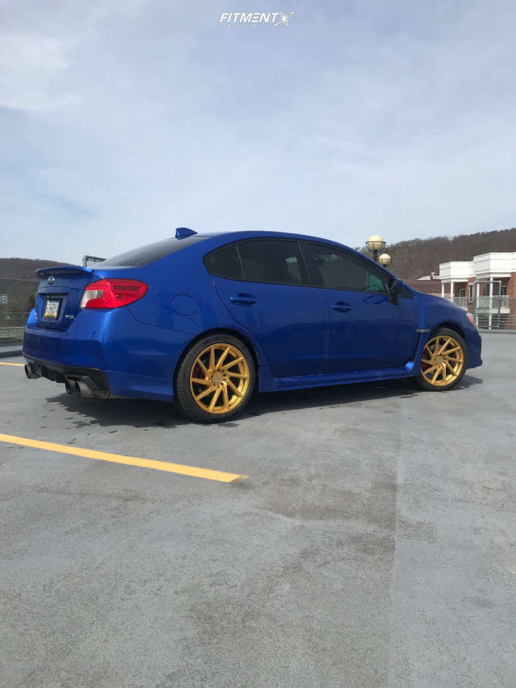 2018 Subaru WRX Premium with 18x8.5 F1R F29 and Michelin 245x40 on ...
