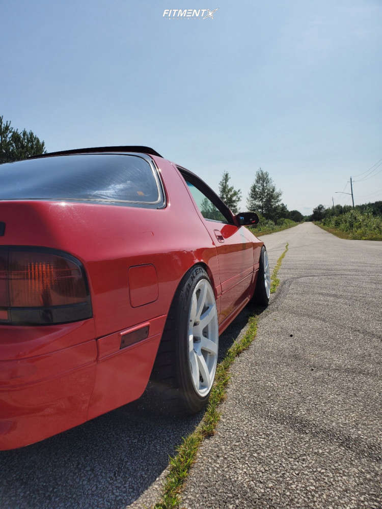 1990 Mazda RX-7 GXL with 17x8 AVID1 AV32 and Falken 205x45 on Coilovers ...