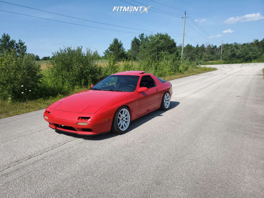 1990 Mazda RX-7 GXL with 17x8 AVID1 AV32 and Falken 205x45 on Coilovers ...