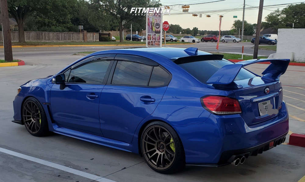 2020 Subaru WRX STI Base with 19x9.5 AVID1 AV20 and Michelin 245x35 on ...