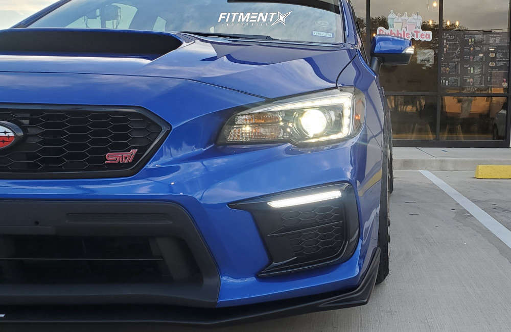 2020 Subaru WRX STI Base with 19x9.5 AVID1 AV20 and Michelin 245x35 on Coilovers | 1677501 ...