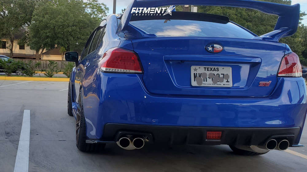 2020 Subaru WRX STI Base with 19x9.5 AVID1 AV20 and Michelin 245x35 on ...