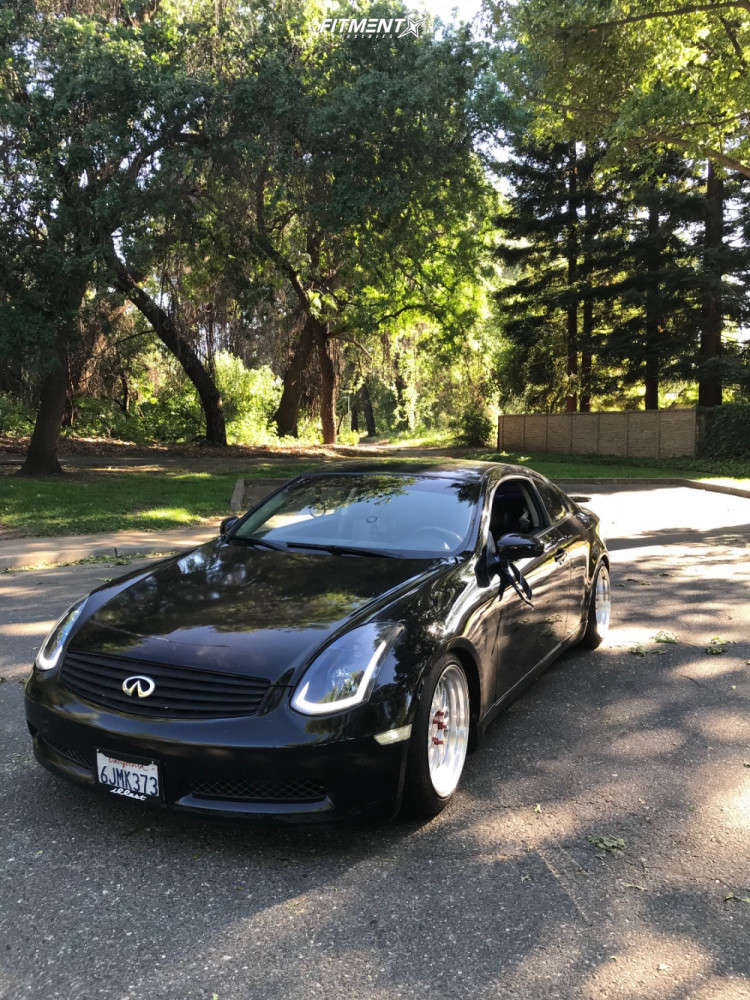 2003 INFINITI G35 Base with 18x9.5 ESR Sr05 and Federal 235x40 on ...