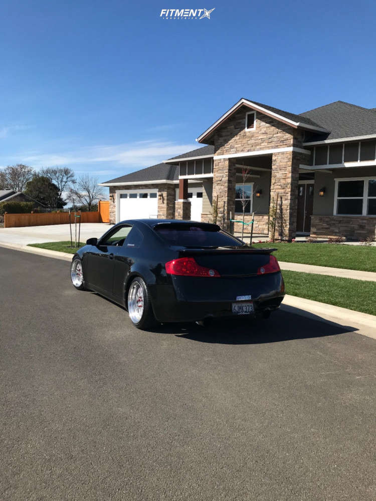 2003 INFINITI G35 Base with 18x9.5 ESR Sr05 and Federal 235x40 on ...