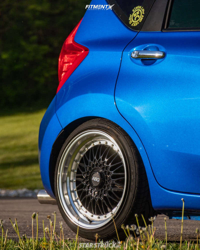 2014 Nissan Versa Note S with 17x8.5 MST Mt13 and Nitto 205x40 on ...