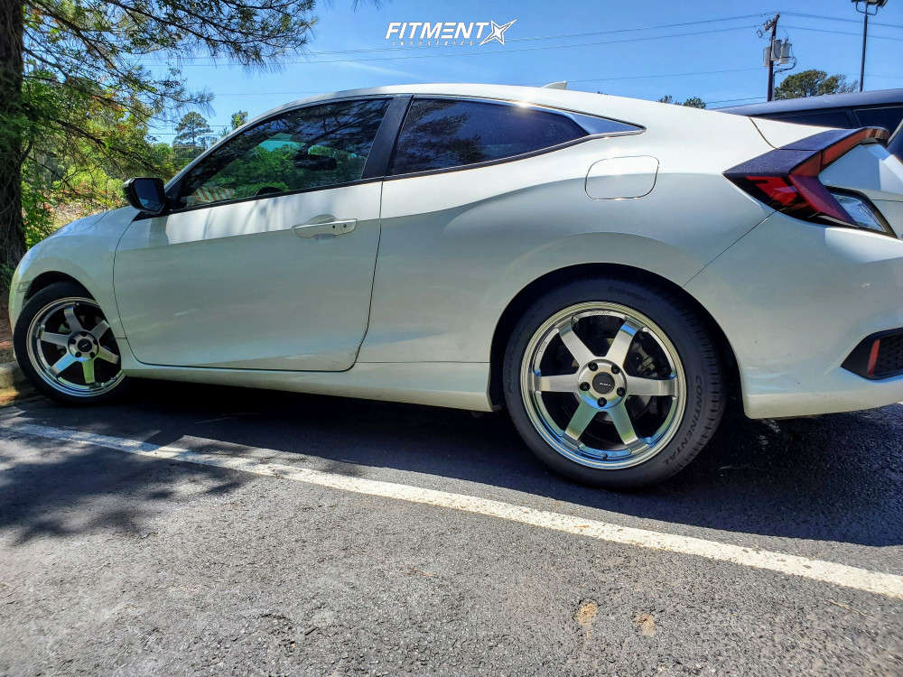 2016 Honda Civic EX-L with 18x8.5 AVID1 AV6 and Continental 245x40 on ...