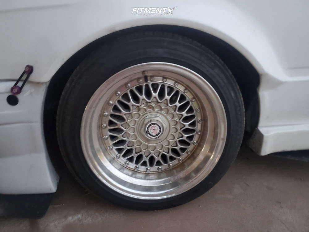 1989 BMW 325is Base with 15x9.5 ESM 002r and Hankook 195x50 on ...