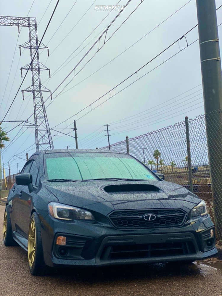 2020 Subaru WRX Base with 18x10 Advan Racing RGIII and Firestone 265x35 ...