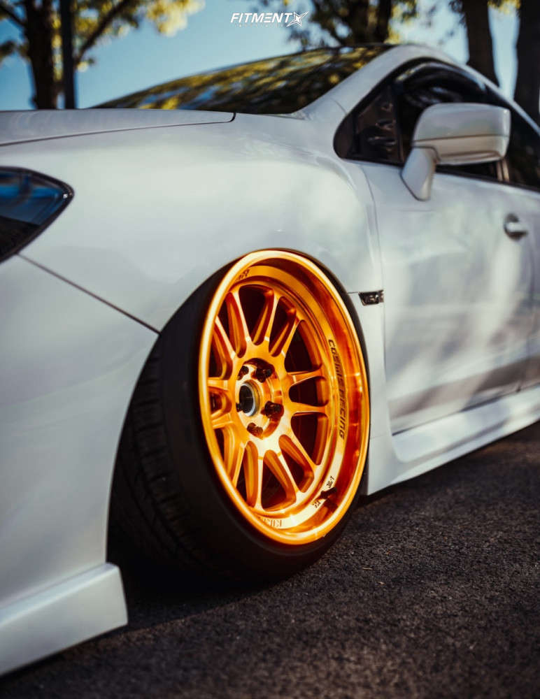 2017 Subaru WRX Limited with 18x9.5 Cosmis Racing Xt-206r and Nankang 215x40 on Air Suspension ...